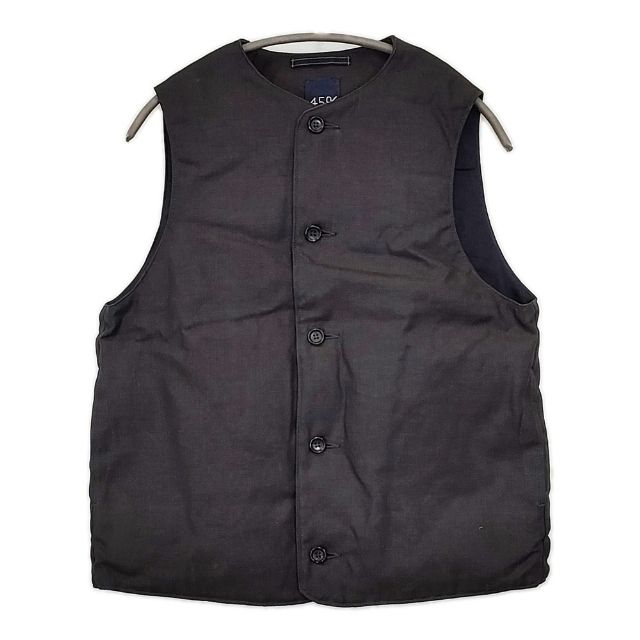 45R/45rpm フォースオックスの908ダウンベスト 定価51700円 コットン ダウンベスト 濃紺 ネイビー レディース フォーティーファイブアールピーエム【中古】5-0906T∞