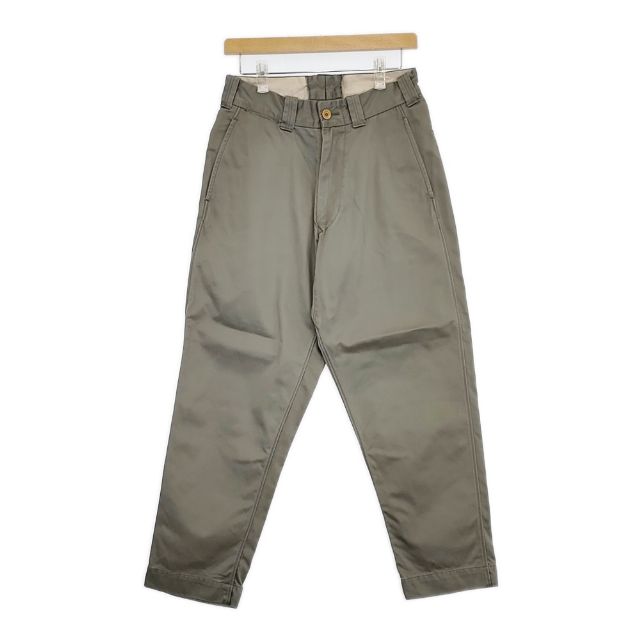 45R/45rpm ウエポンチノの908ポッポパンツ 定価29700円 チノパンツ カーキ レディース フォーティーファイブアールピーエム【中古】5-0915G∞