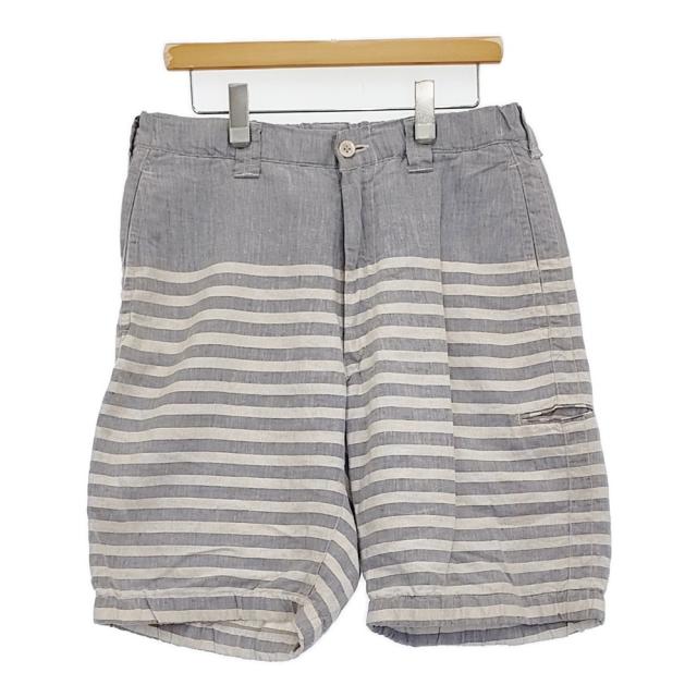 45R/45rpm リネンバスクの908オンザビーチショートパンツ 定価42900円 ブルー レディース フォーティーファイブアールピーエム【中古】5-0916S♪