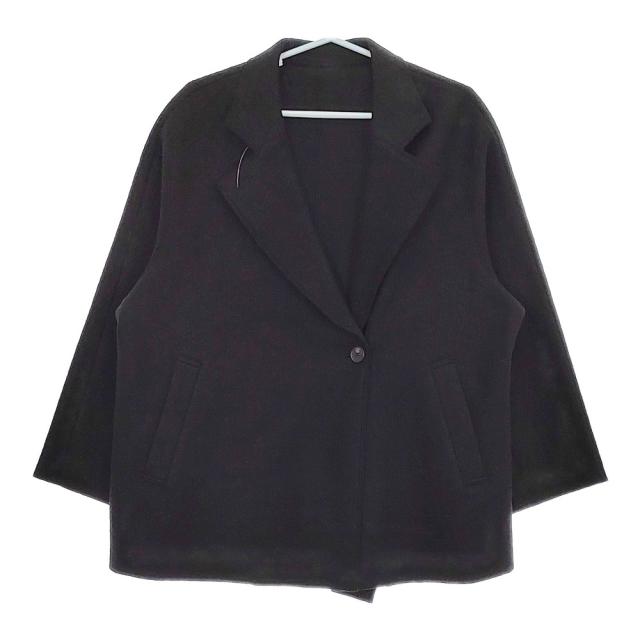 23区 jkwwcw0432 コンプレストパイル ライトアウター 46 定価37400円 オンワード樫山 ジャケット 24AW ブラック レディース 23区【中古】5-0228T♪