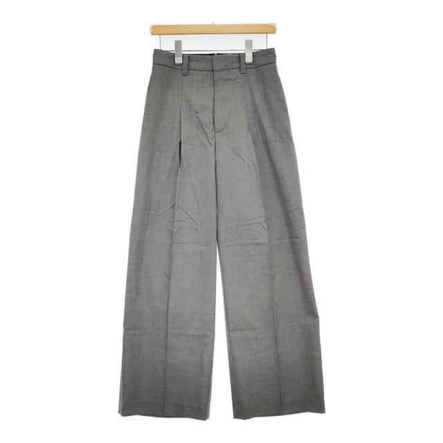 MARGARET HOWELL/FOX BROTHERS SUMMER WOOL パンツ 25SS グレー レディース マーガレットハウエル/フォックスブラザーズ【中古】5-0908M♪