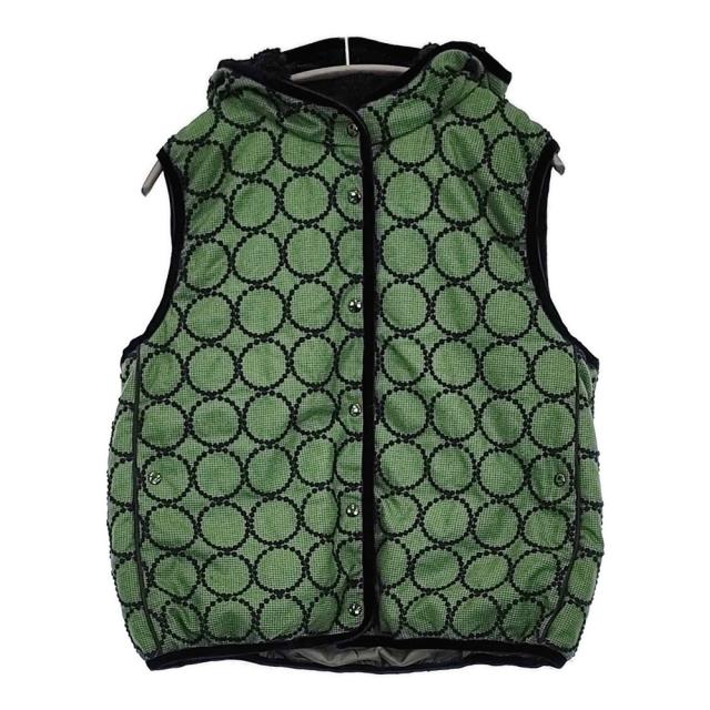 mina perhonen tambourine 定価143000円 aca2418s サイズ40 ダウンベスト 24AW グリーン ネイビー レディース ミナペルホネン【中古】5-0908T♪