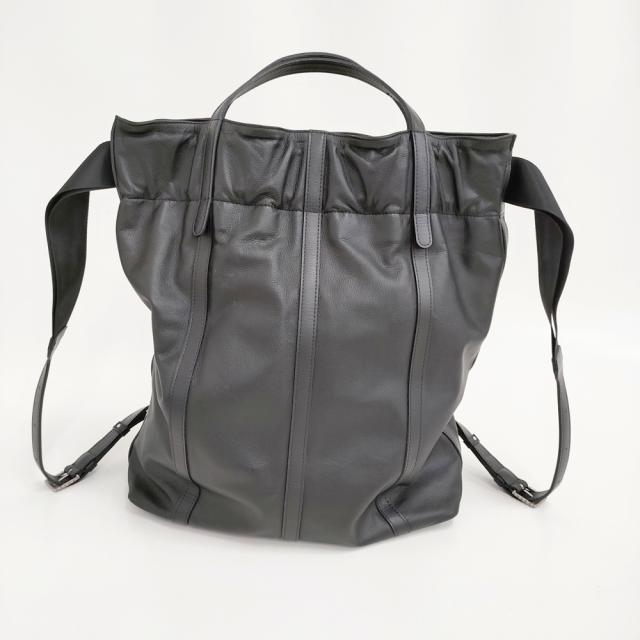 HIROKO HAYASHI FINE フィーネ 2wayナップサック 定価74800円 リュック・デイパック 25SS ブラック レディース ヒロコハヤシ【中古】5-0908G♪