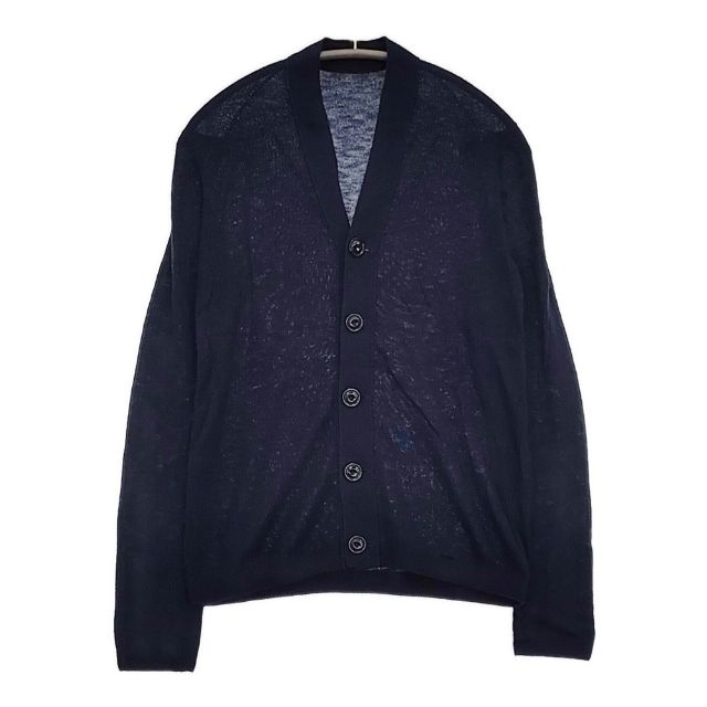 45R/45rpm 超ガーゼの908オーシャンホールカーディガン 定価25300円 カーディガン ネイビー レディース フォーティーファイブアールピーエム【中古】5-1016M∞