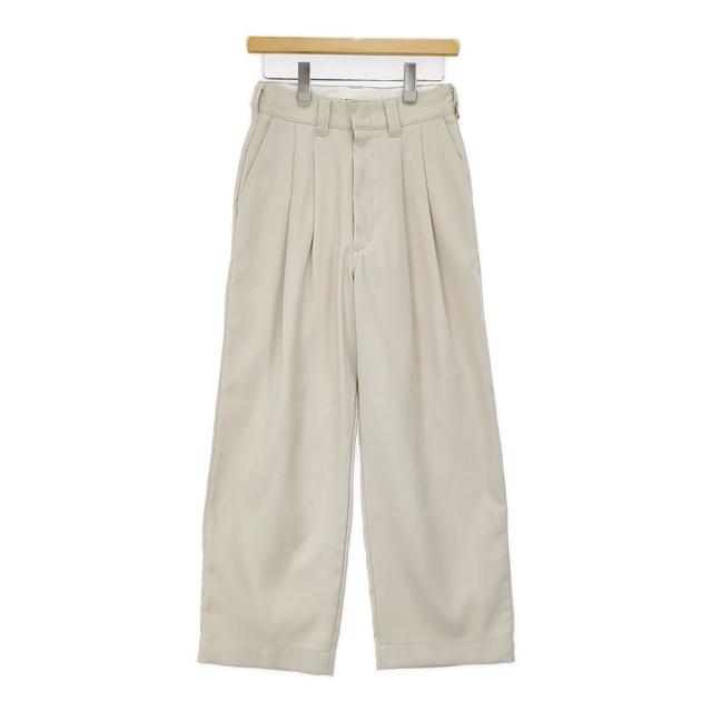 THE SHINZONE Bshop別注 TOMBOY PANTS STA-PREST TWILL サイズ34 定価21780円 21AMSPA14 パンツ オフホワイト レディース シンゾーン【中古】5-1203G♪