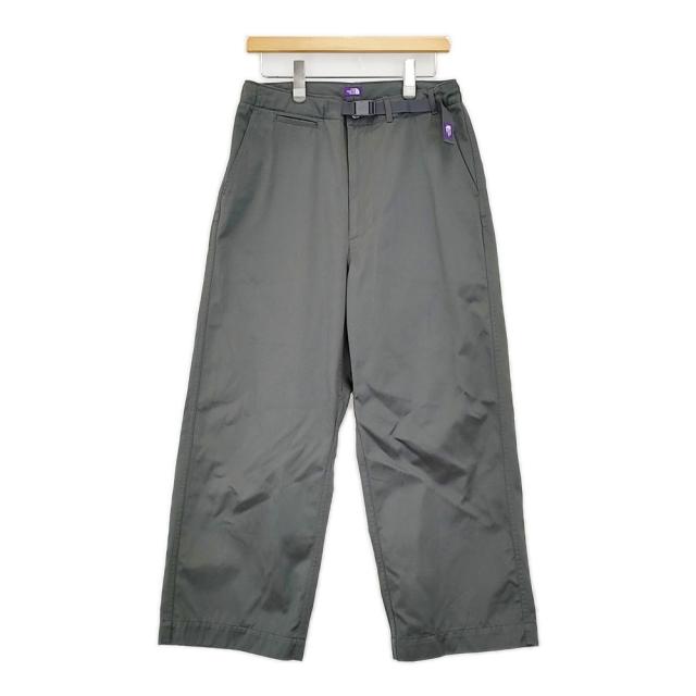 THE NORTH FACE PURPLE LABEL Chino Wide Straight Field Pants 30 定価26400円 チノパンツ グレー メンズ ザノースフェイスパープルレーベル【中古】5-1203G♪