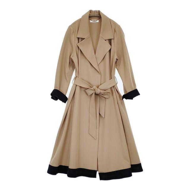 JENNE オードリーフレアトレンチコート サイズM o21aw-co16 トレンチコート ベージュ レディース ジェンヌ【中古】5-1203M♪