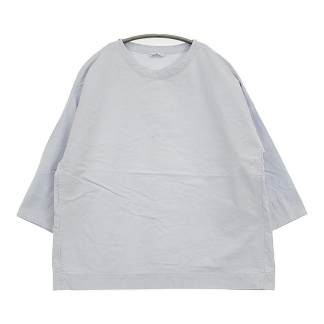 ARTS&SCIENCE New balloon blouse 0211-L6000-0143 コットン プルオーバー ブラウス シャツ ライトブルー レディース アーツ&サイエンス【中古】5-1201M∞