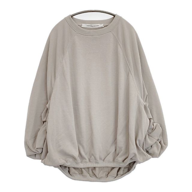 COGTHEBIGSMOKE 新品 LILLY PUFFY TOP オーバーサイズタックスウェット 定価30800円 スウェット 12 25SS グレージュ レディース コグ ザ ビッグスモーク【中古】5-1201M∞
