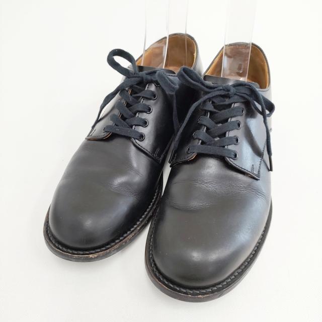 MARGARET HOWELL プレミアムライン プレーントゥ LEATHER LACE UP