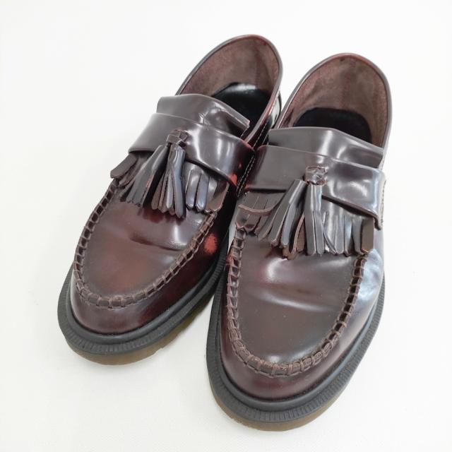 Dr.Martens ADRIAN タッセル ローファー サイズUS7 ローファー ボルドー レディース ドクターマーチン【中古】5-0904G◎