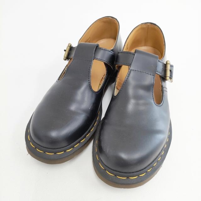 Dr.Martens POLLEY Tバーシューズ サイズUK6 シューズ・靴 ブラック