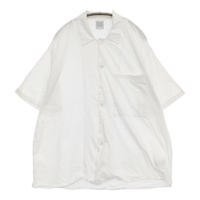 GGG Open Collar Short-Sleeve Shirts 定価27500円 サイズS 開襟 半袖シャツ 25SS ホワイト メンズ【中古】5-0815S♪