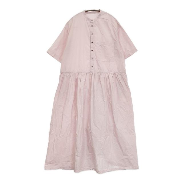 nest Robe コットンラミーブロード近江晒シャツワンピース ワンピース ピンク レディース ネストローブ【中古】5-0815S♪