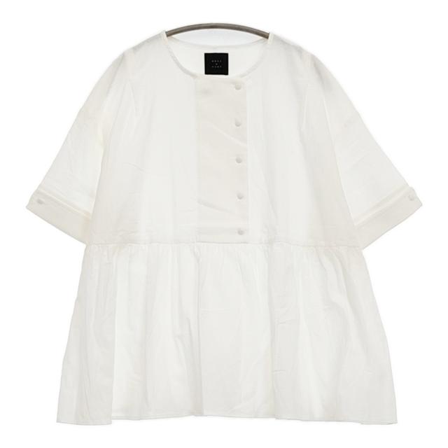 オオカミとフクロウ オオカミと月を読むノアン 定価14520円 PO-2557 ブラウス シャツ 24SS ホワイト レディース【中古】5-0815S♪