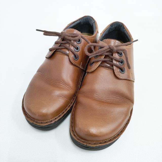 NAOT DANIELA レースアップシューズ サイズ37 革 シューズ・靴 ブラウン レディース ナオト【中古】5-0809G◎