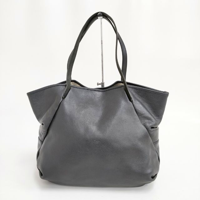 Ense レザー トートバッグ ブラック レディース アンサ【中古】5-0406G∞