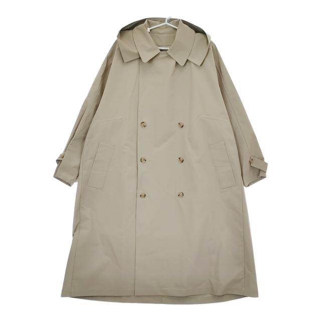 VACHEMENT ヴァシュモン シェルタフタ フード付き トレンチコート トレンチコート カーキ レディース【中古】5-0408M♪