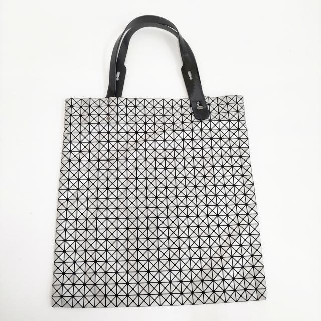 BAO BAO ISSEY MIYAKE BB55-AG066 トートバッグ シルバー レディース バオバオイッセイミヤケ【中古】5-0605G◎