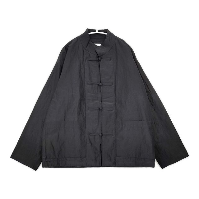 Toujours チャイナジャケット Padded China Coverall JK 定価79200円 TM39EJ02 ジャケット 23AW ブラック レディース トゥジュー【中古】5-1102T∞