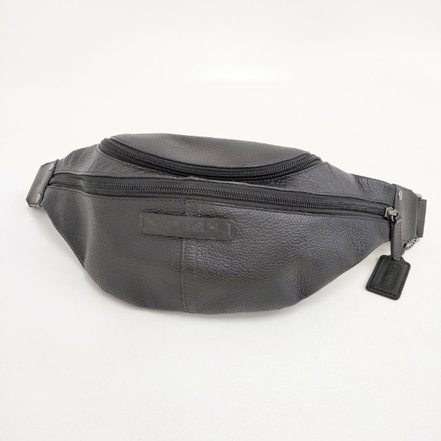 COACH K1182-F77233 ボディバッグ ウエストバッグ ブラック レディース コーチ【中古】5-1112G∞