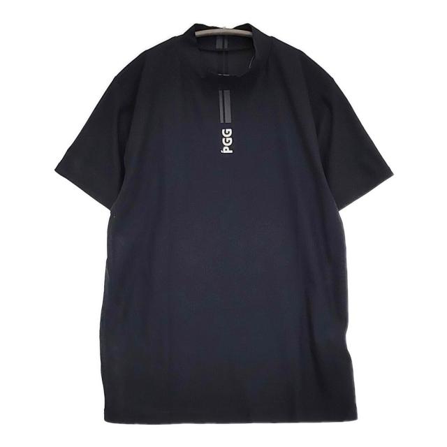 PGG/PEARLY GATES モックネック ゴルフウェア 268-3267605 サイズ5 カットソー ネイビー メンズ ピージージー/パーリーゲイツ【中古】5-0806S♪