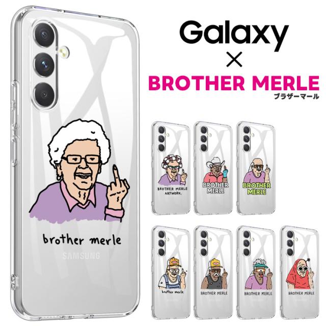 Galaxy × BROTHER MERLE Galaxy A54 A53 A52 A51 ケース Galaxy A23 A22 A21 ...