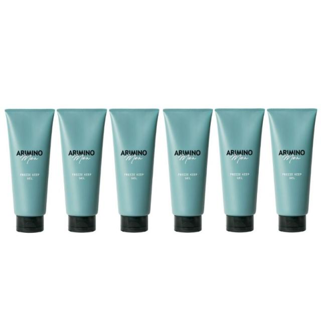 アリミノメン フリーズキープ ジェル 200g 6個セット スタイリング剤 束感 サロン専売品 ハード ウェット