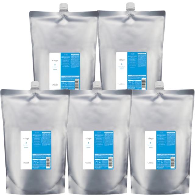 LebeL ルベル ヴィージェ viege シャンプー リフィル 2500ml ヘアシャンプー 詰め替え リフィル 5個セット
