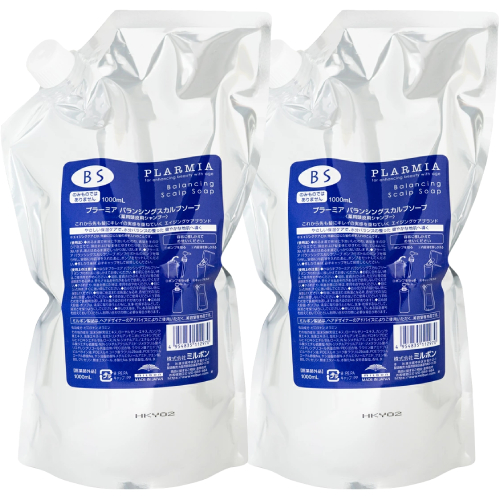 ミルボン プラーミア バランシング スカルプソープ 1000ml シャンプー レフィル 詰替え用 2個セット