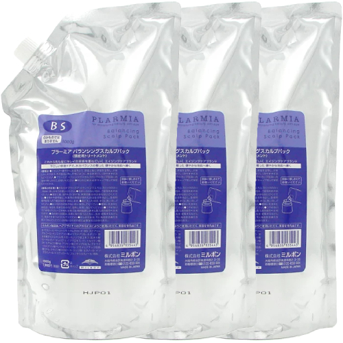 ミルボン プラーミア バランシング スカルプパック 1000g  3個セット 詰め替え レフィル スカルプトリートメント エイジング