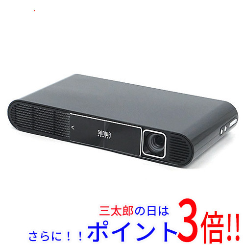 【１日と三太郎の日はポイント３倍！！】【新品】送料無料 SANWA SUPPLY モバイルプロジェクター PRJ-7 ブラック