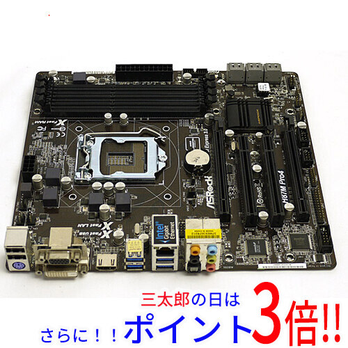 【中古即納】送料無料 ASRock製 MicroATXマザボ H87M Pro4 LGA1150の通販はau PAY マーケット ...