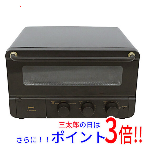 【１日と三太郎の日はポイント３倍！！】【新品】送料無料 BRUNO crassy+ スチーム＆ベイク トースター BOE067-BK ブラック 温度調節機能
