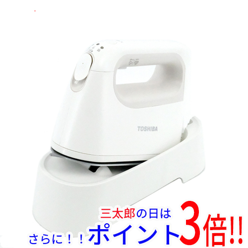 【１日と三太郎の日はポイント３倍！！】【新品】送料無料 東芝 TOSHIBA コードレス衣類スチーマー La・Coo S TAS-X7(W) ホワイト LaCoo（東芝） オートオフ有 セラミック系