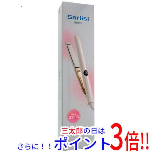 【１日と三太郎の日はポイント３倍！！】【新品】送料無料 SARLISI ストレートヘアアイロン SAHK07YE ベージュ