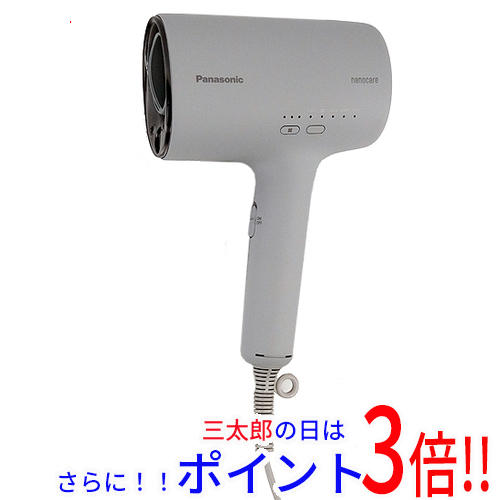 【１日と三太郎の日はポイント３倍！！】送料無料 【新品訳あり(箱きず・やぶれ)】 Panasonic ヘアードライヤー ナノケア EH-NA0J-H ミストグレー