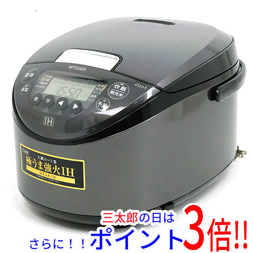 【１日と三太郎の日はポイント３倍！！】【新品】送料無料 TIGER IHジャー炊飯器 炊きたて 10合炊き JPW-L180-HD ダークグレー