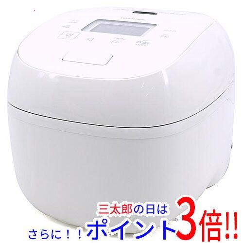 【１日と三太郎の日はポイント３倍！！】【新品】送料無料 TOSHIBA 真空IH炊飯器 5.5合炊き RC-10RXA(W) ミルキーホワイト