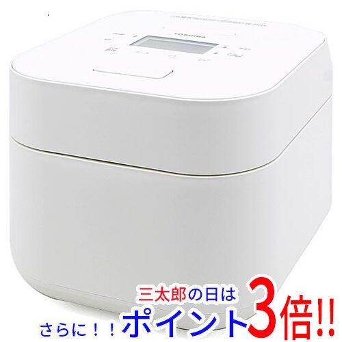 【１日と三太郎の日はポイント３倍！！】【新品】送料無料 TOSHIBA 圧力IH炊飯器 5.5合炊き RC-10FPX(W) ミルキーホワイト
