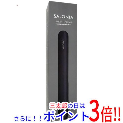 【１日と三太郎の日はポイント３倍！！】【新品】送料無料 SALONIA スムースシャイン ストレートヘアアイロン SAL23105BK ブラック