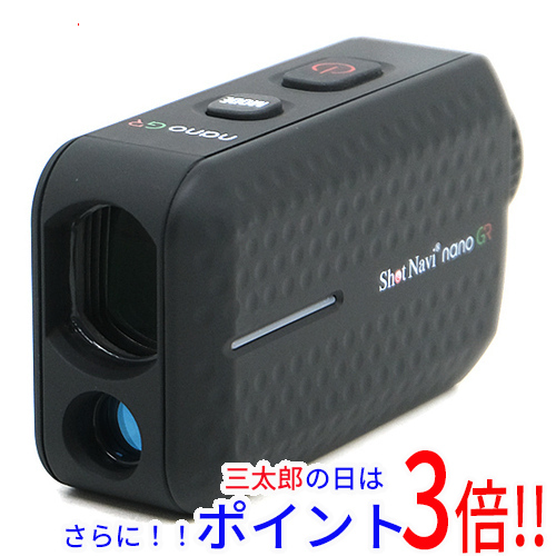 【１日と三太郎の日はポイント３倍！！】【新品】送料無料 Shot Navi レーザー距離測定器 Shot Navi Laser Sniper nano GR ブラック