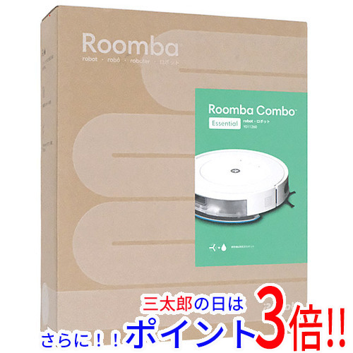 【１日と三太郎の日はポイント３倍！！】【中古】送料無料 iRobot Roomba 自動掃除機 ルンバ コンボ Essential robot Y011260 ホワイト 未使用