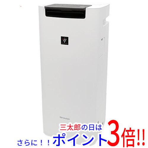 【１日と三太郎の日はポイント３倍！！】【中古】送料無料 SHARP 加湿空気清浄機 KI-NS40-W ホワイト 欠品あり 展示品