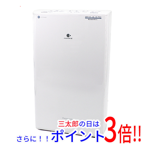 【１日と三太郎の日はポイント３倍！！】【中古】送料無料 Panasonic ハイブリッド式衣類乾燥除湿機 F-YHVX120-W クリスタルホワイト 未使用