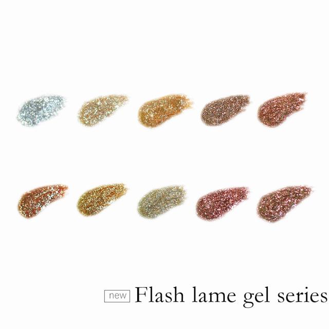 ラメジェル カラージェル フラッシュジェル ジェルネイル 5g 全10色セット フラッシュネイル グリッター ラメ ネイル ニュアンスカラー ブロンズ シルバー