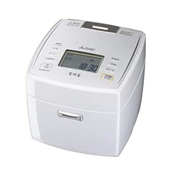 三菱 IHジャー炊飯器（5.5合炊き） ピュアホワイトMITSUBISHI 備長炭炭炊釜 NJ-VE109-W（中古品）