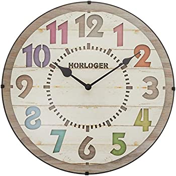 インターフォルム(INTERFORM INC.) 電波掛け時計 FORLI - フォルリ - WH ホワイト CL-8332WH（中古品）