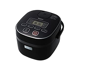 シャープ 炊飯器 3合 ブラック KS-C5J-B（中古品）