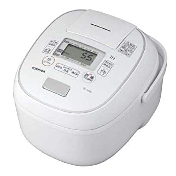 東芝 IHジャー炊飯器（5.5合炊き） グランホワイトTOSHIBA 鍛造釜 RC-10RM-W（中古品）